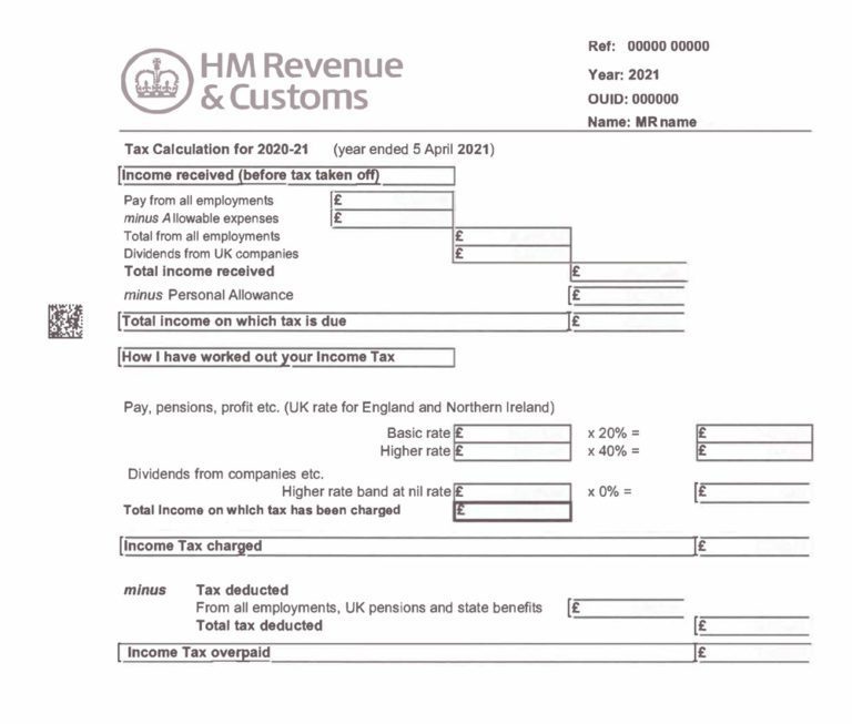 SA302 Mortgage Tax Calculation | YesCanDo